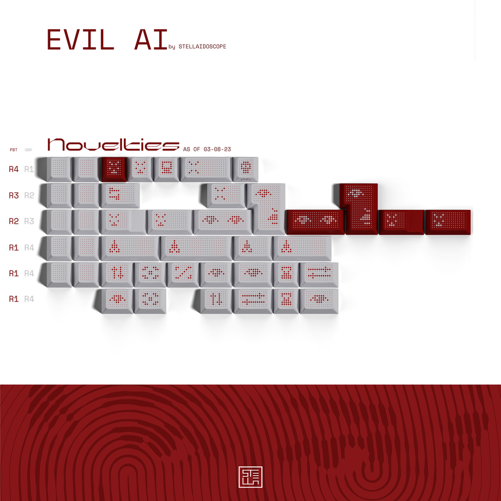 [IN STOCK]Keycaps-MW EVIL AI